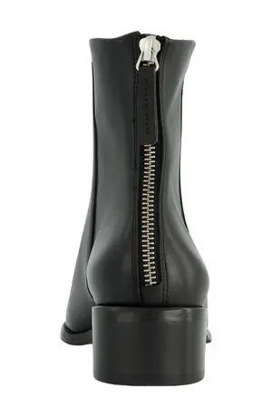 Paul Green Fiona Leather Bootie - Black Leather
