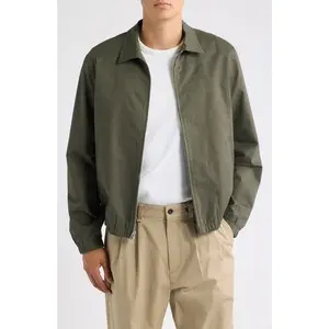 Rag & Bone Harrington Cotton Jacket - Dkgrn