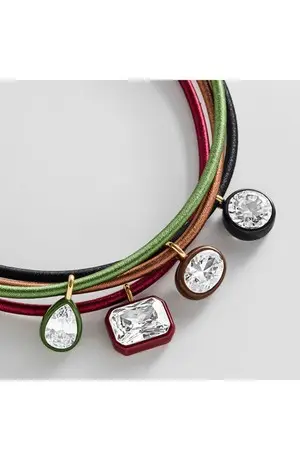 Baublebar Lindsey Crystal Collar Necklace - Red