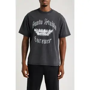 SANTO STUDIO Fangs Forever Graphic Cotton T-shirt