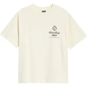 SANTO STUDIO Ny Hotel Graphic Cotton T-shirt