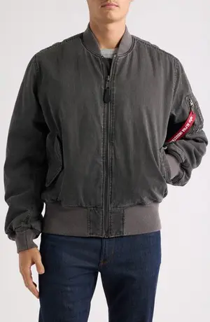 Alpha Industries Ma-1 Heritage Cotton Bomber Jacket