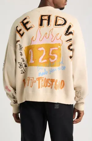 SANTO STUDIO 125 Free Advice Relaxed Fit Cotton Sweater