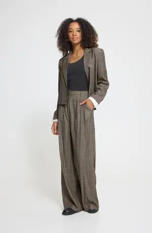 ICHI Ihlaito High Waist Wide Leg Pants
