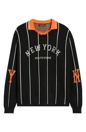 SANTO STUDIO 125 Cotton Rugby Sweater