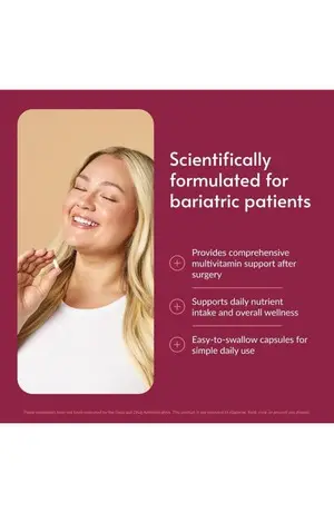 BARIATRIC ADVANTAGE Multi Formula High Potency Daily Multivitamin Without Iron 540 Capsules