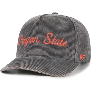 '47 47 Oregon State Beavers Reclaim Snow Wash Corduroy Hitch Adjustable Hat - Gray