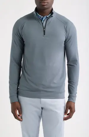 SWANNIES Colt Quarter Zip Pullover - Graphite