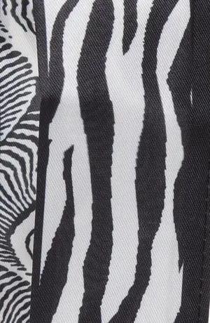 L. Erickson Nala Hair Scarf - Black/white