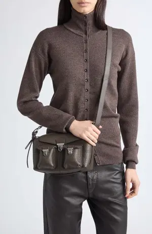 LEMAIRE Mini Soft Gear Leather Shoulder Bag - Pepe