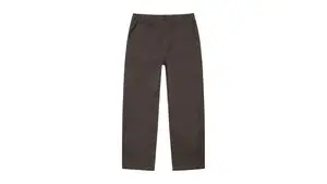 StÜssy Chino Wide Leg Trouser - Brown