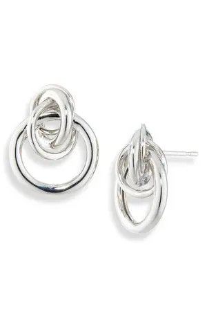 JUSTINE CLENQUET Cara Circle Earrings