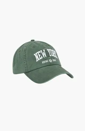 ANINE BING Jeremy New York University Baseball Cap