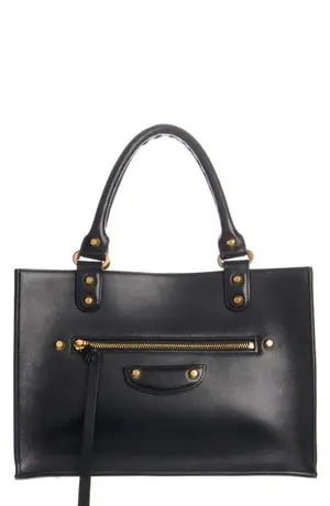 Balenciaga Medium Le City Sleek Leather Tote