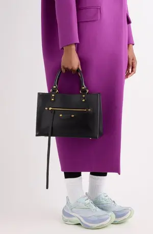 Balenciaga Medium Le City Sleek Leather Tote