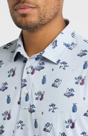 SWANNIES Fedora Performance Golf Polo