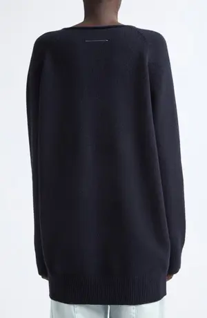 MAISON MARGIELA Wool Blend V-neck Sweater