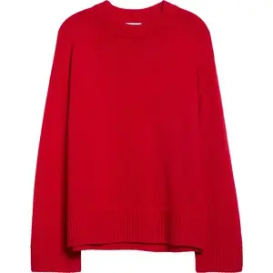 REISS Riley Wool & Cashmere Sweater - Red