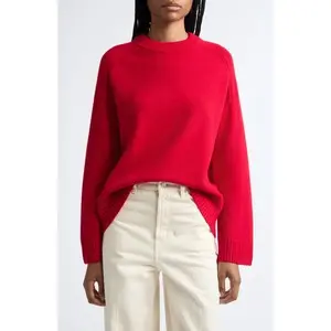 REISS Riley Wool & Cashmere Sweater - Red