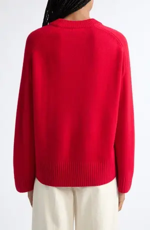 REISS Riley Wool & Cashmere Sweater - Red