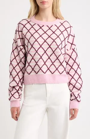 24COLOURS Stitch On Crewneck Sweater