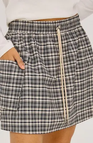 Rails Sayana Check Miniskirt