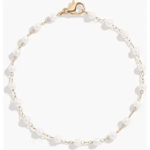 AURATE Pearl Vine Bracelet - Yellow