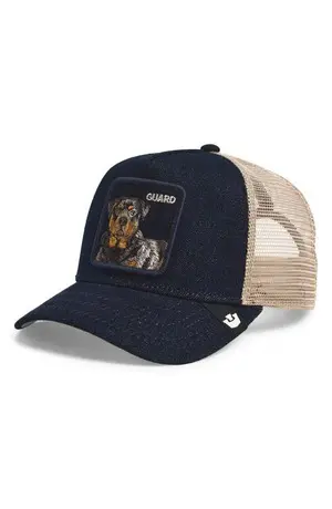 GOORIN BROS Denim Guard Trucker Baseball Cap - Dark Denim