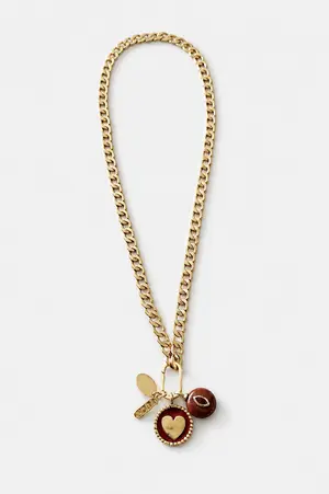 DANIELA MILLAN JEWELRY Love Charm Necklace
