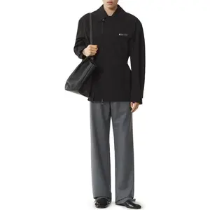 LANVIN Short Parka In Technical Cotton - Black