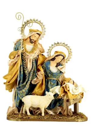 MARK ROBERTS Timeless Holy Family - Medium Blue