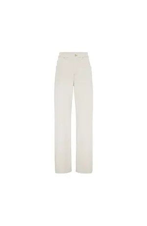 Brunello Cucinelli Loose Barrel Trousers - Panama