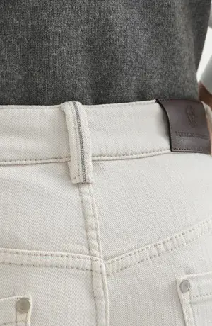 Brunello Cucinelli Loose Barrel Trousers - Panama