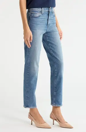 Paige Reece High Waist Ankle Slim Leg Jeans