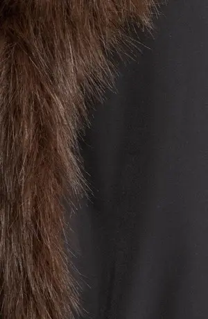 Kobi Halperin Nikki Faux Fur Collar Coat