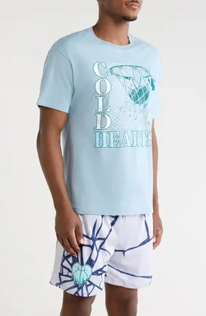 OVERTIME Cold Hearts Basketball Graphic Tee