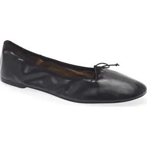 Mango Rio Faux Leather Ballet Flat