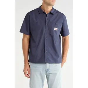 Brixton Trademark Short Sleeve Button Up Shirt - Wanav
