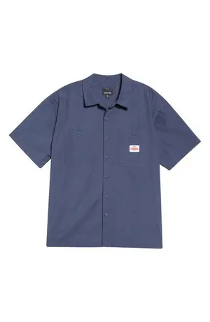 Brixton Trademark Short Sleeve Button Up Shirt