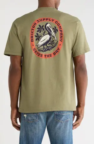 Brixton Bay Graphic T-shirt - Olvsp