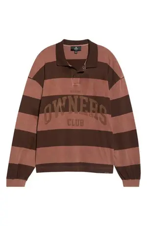 REPRESENT Owners Club Stripe Rugby Top