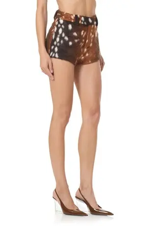 AFRM Faux Fur Hot Shorts