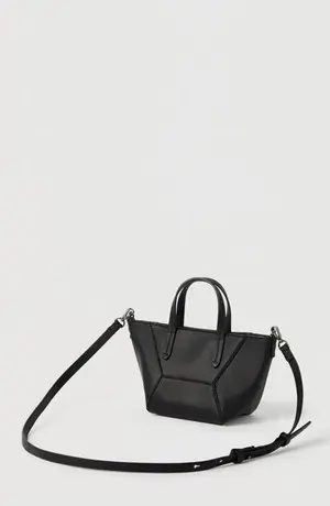Brunello Cucinelli Mini Bag In Calfskin With Monili - Black