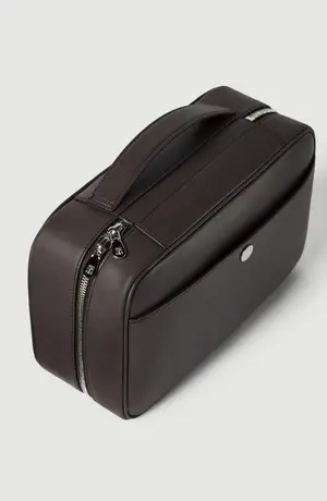 Brunello Cucinelli Smooth Calfskin Travel Beauty Case