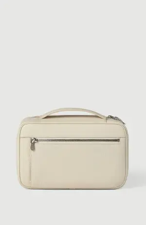 Brunello Cucinelli Fine Grain Calfskin Travel Beauty Case