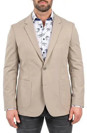 MACEOO Descartes Unconstructed Sport Coat - Beige