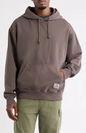 Alpha Industries Essential Cotton Hoodie With Drawstring Hood And Kangaroo Pocket