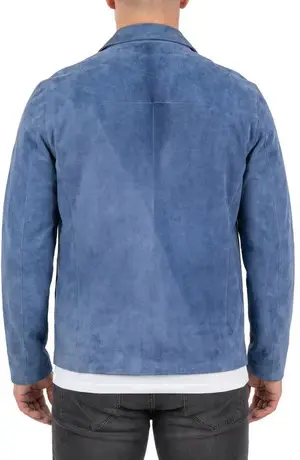 MACEOO Leather Zip Jacket