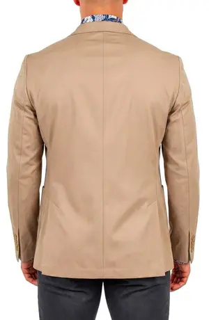 MACEOO Descartes Unconstructed Sport Coat - Beige