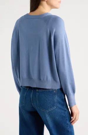 EMME V-neck Button-front Cardigan